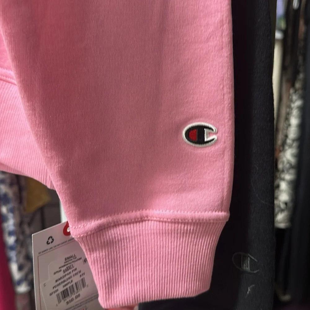 Sweaters | Nwt Champion Marzipamn Pin Power Blend Crew | Poshmark